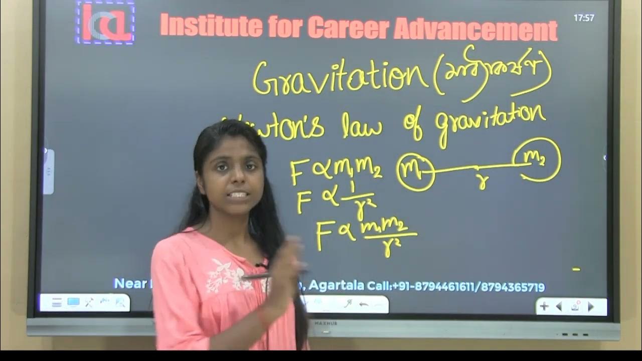 Physics Class 11 Chapter - Gravitation Part 1 - YouTube