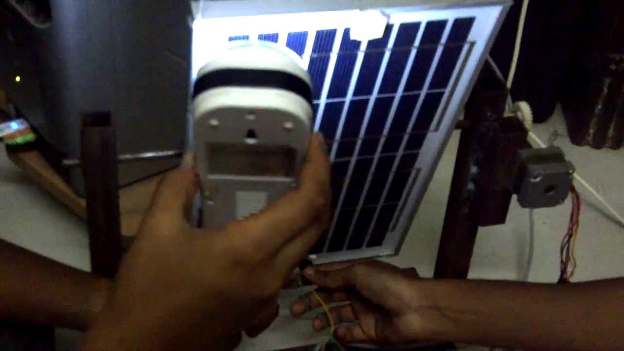 A solar panel automatic tracking system based on Delta plc - YouTube