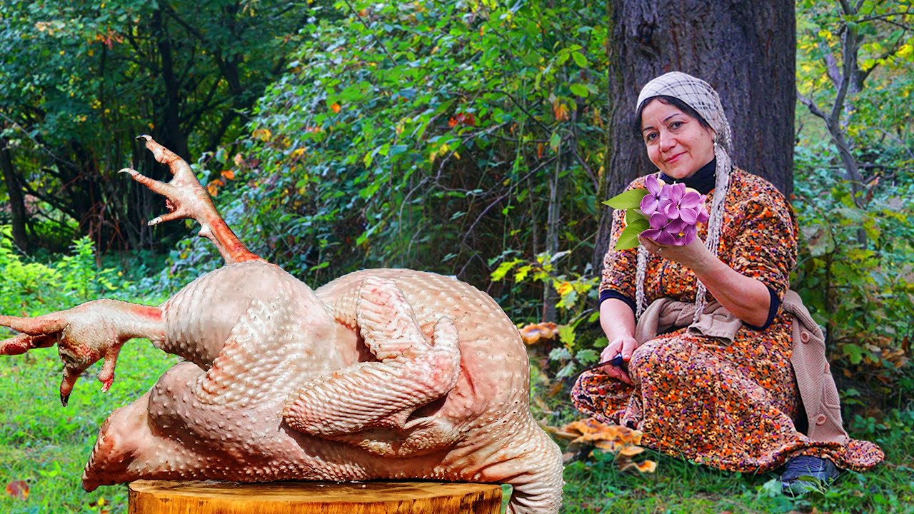 Cooking A Whole Huge Turkey! The Recipe Of The Dish That Everyone Was ...