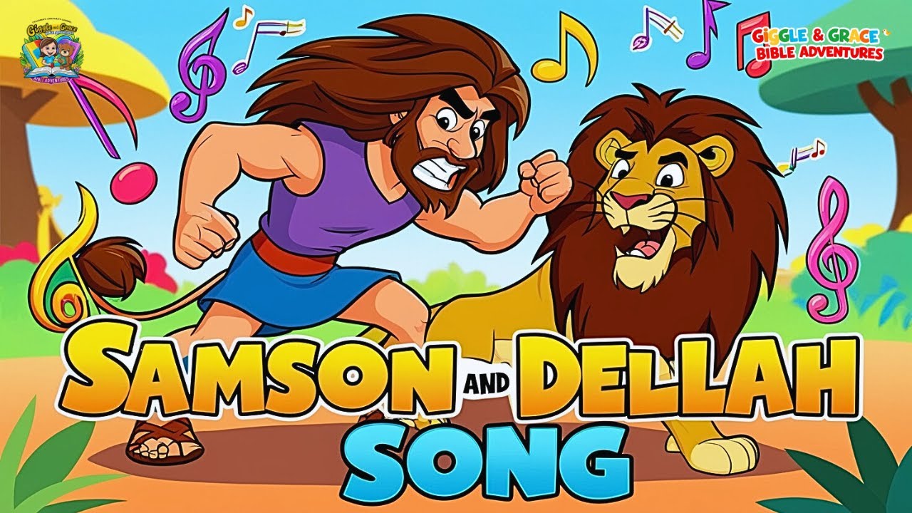 Samson and Delilah Song | Epic Bible Music Video for Kids | Strength ...