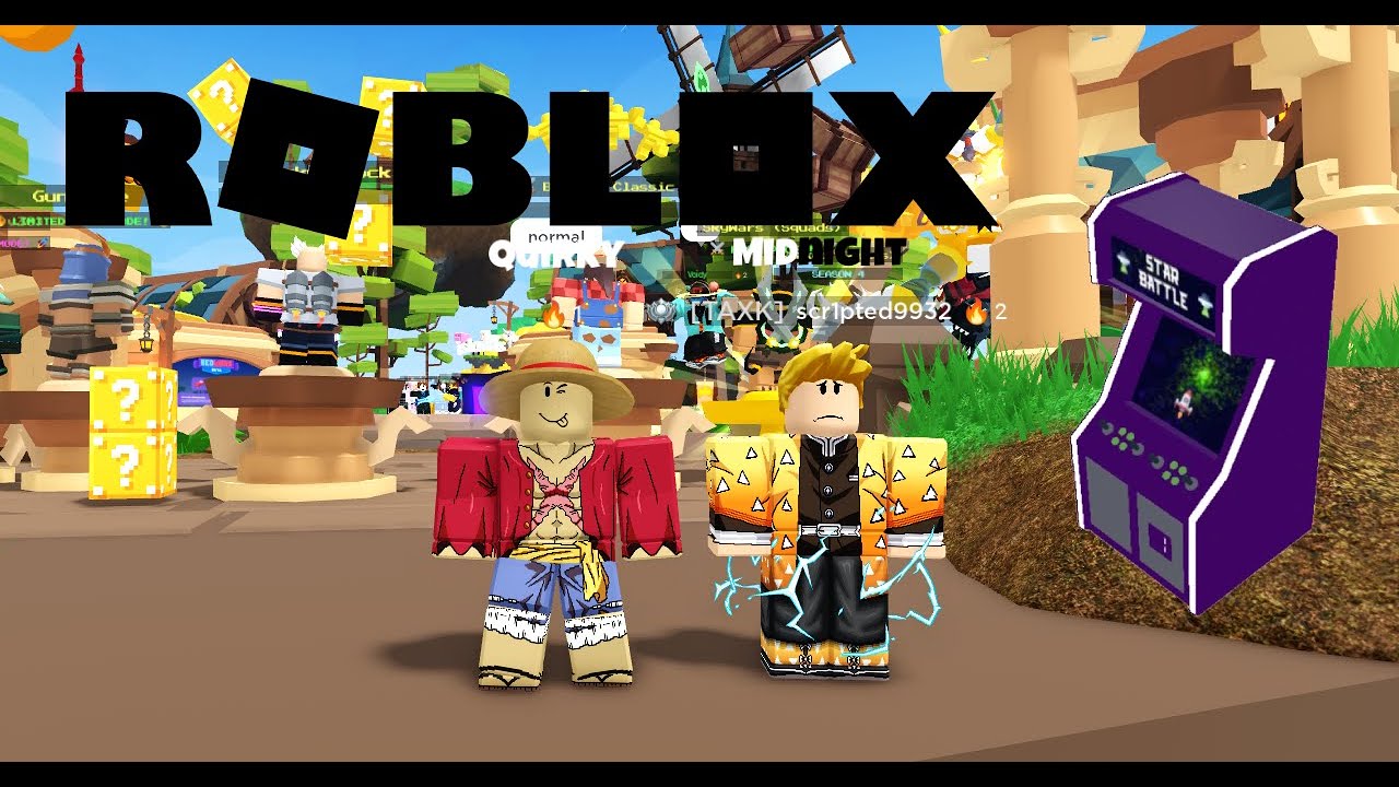 Playing 3 random arcade games | ROBLOX - YouTube