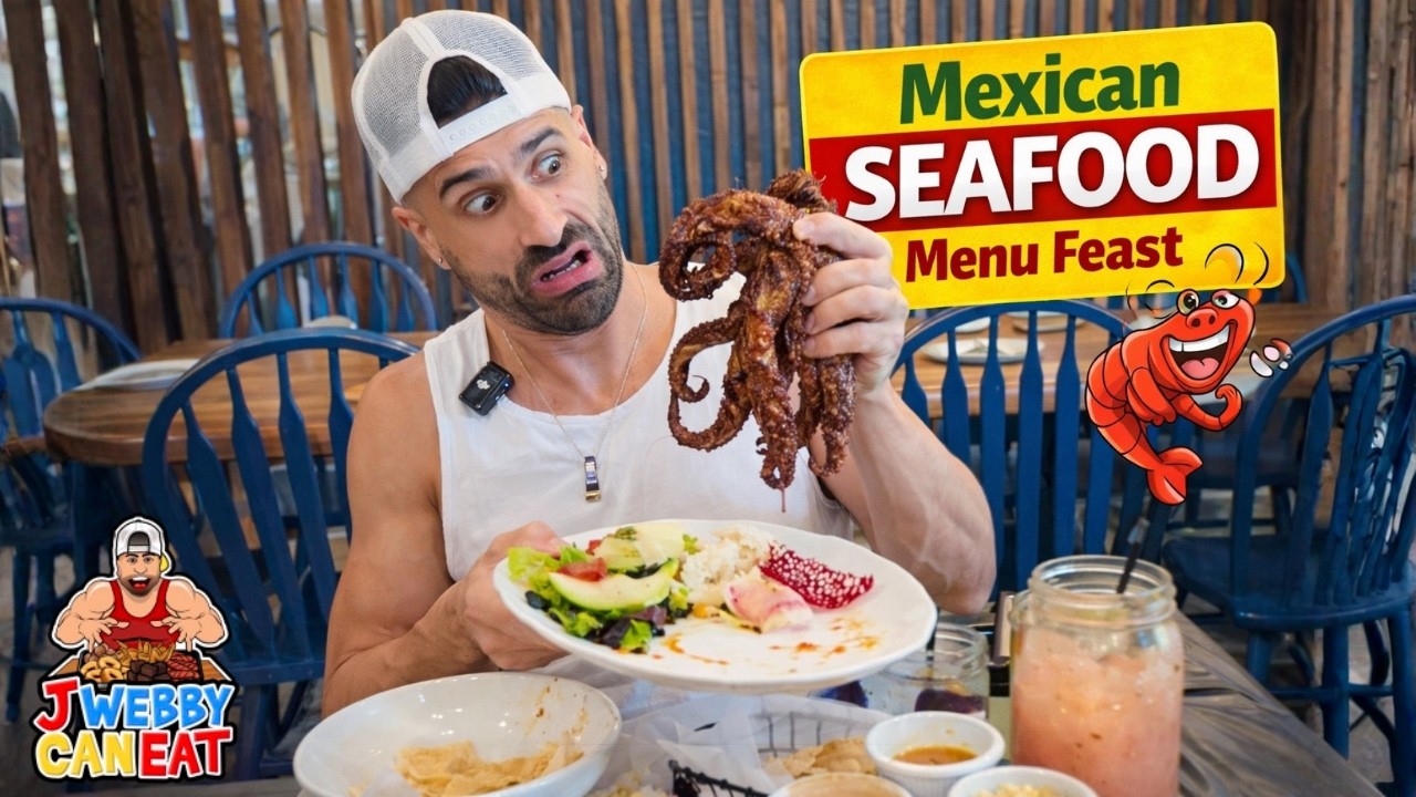 MASSIVE MEXICAN SEAFOOD MENU CHALLENGE 🔥 // SANTO FISH RESTAURANT - YouTube