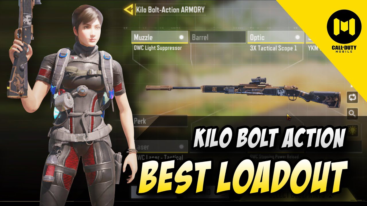 How To Customize Kilo Bolt Action Rifle in Cod mobile | Best Gunsmith ...