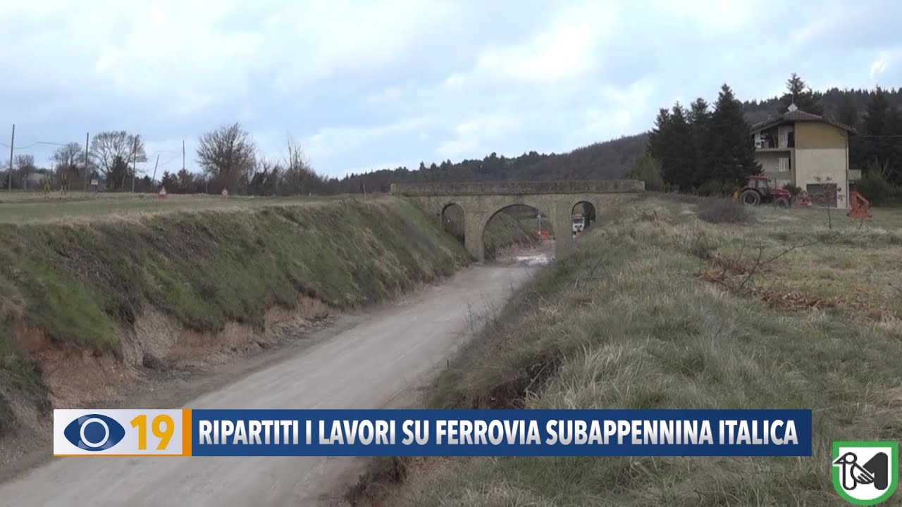 Ripartiti i lavori su ferrovia subappennina italica - YouTube