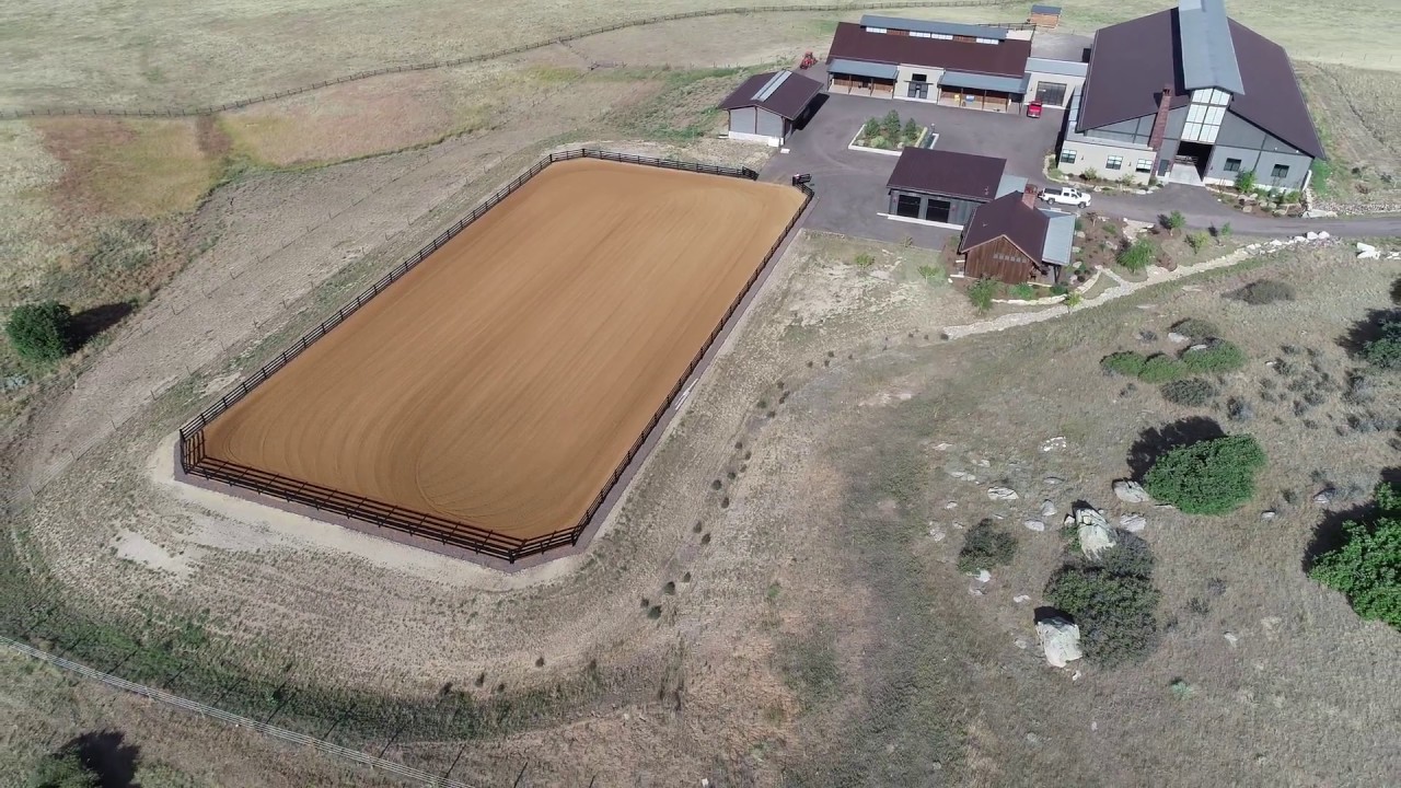 TAZI RANCH arena re-level for Kiser Arena Specialists - YouTube