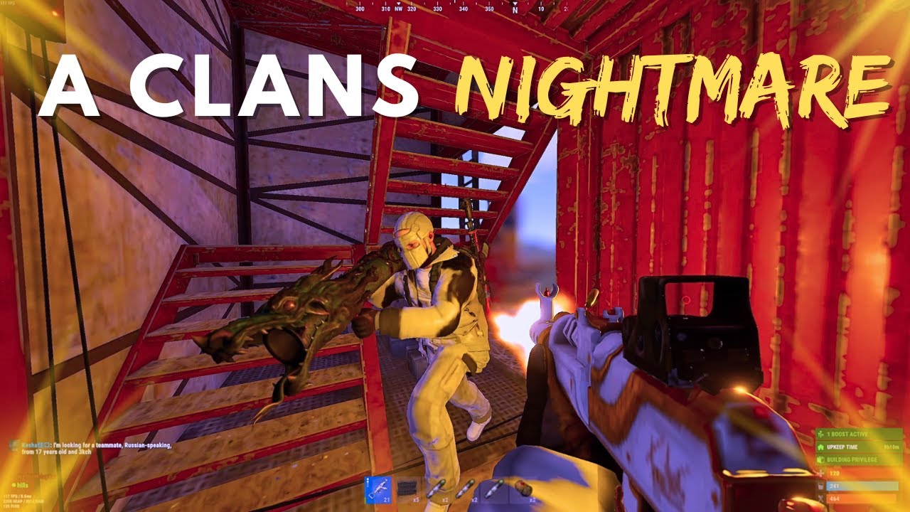 HOW I BECOME A CLANS WORST NIGHTMARE (4 Raid Defenses) - RUST - YouTube