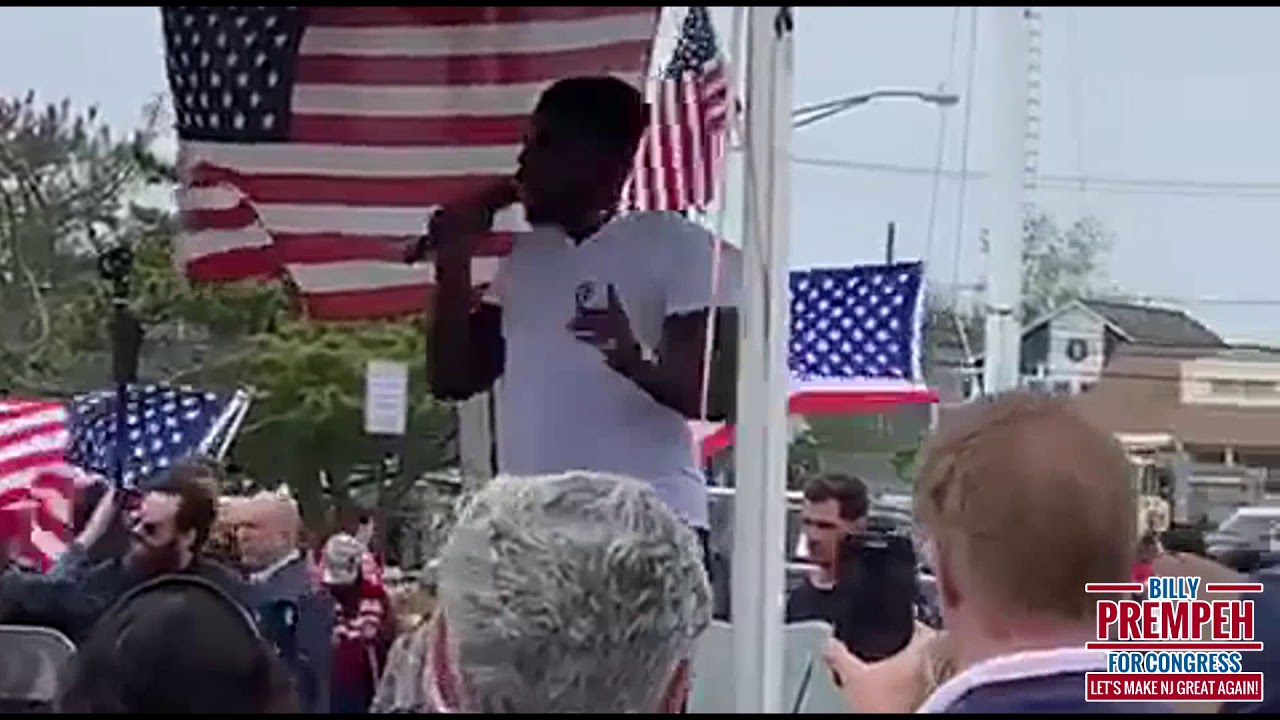 Billy Prempeh Reopen NJ Rally Speech | Point Pleasant, NJ Memorial Day ...