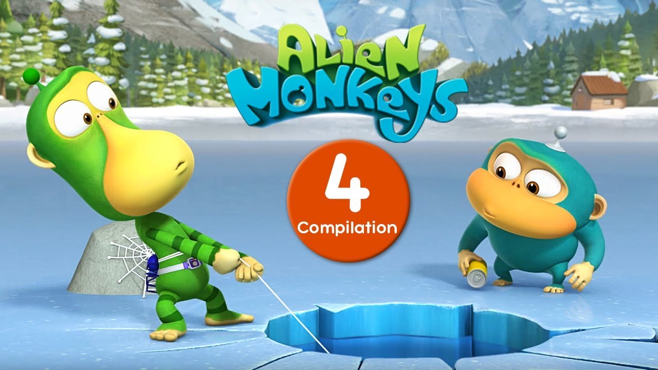 Funny Animated Cartoon - Alien Monkeys - Episodes 31-40 - Cartoons For ...