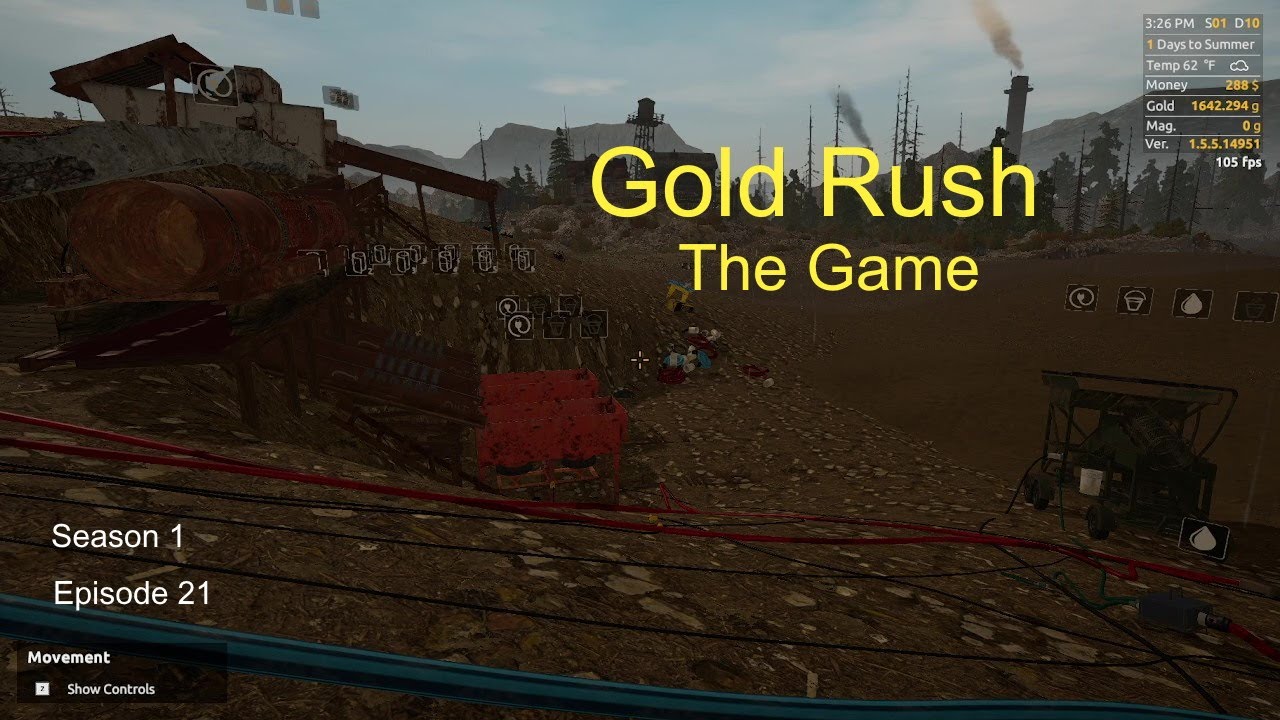 Gold Rush The Game | Hooking Up Water Supply For Equipment | Season 1 ...