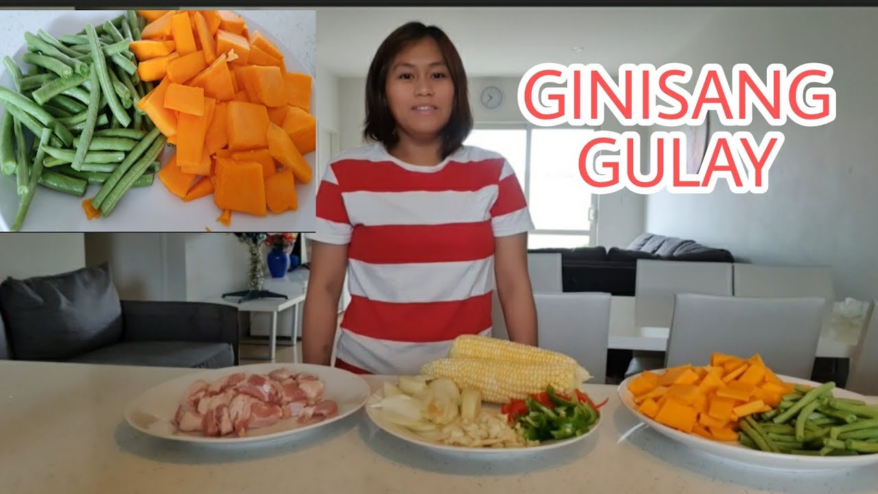PINASARAP NA GINISANG GULAY( STRING BEANS,KALABASA AT PORK) LUTONG ...