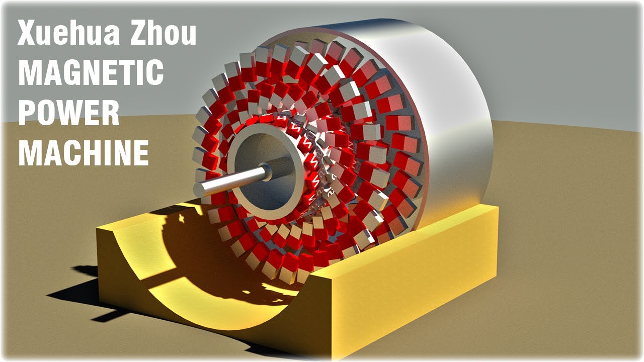 Xuehua Zou Magnetic Power Machine (Magnet Motor, Free Energy 2022 ...