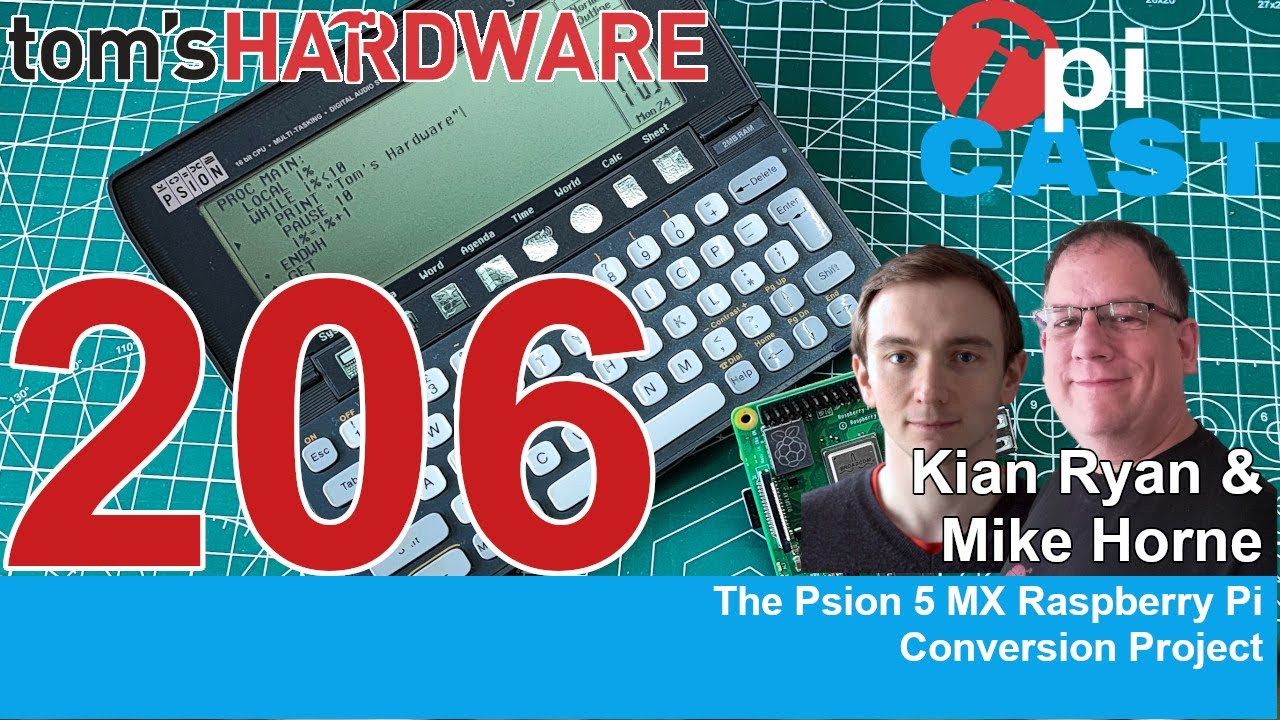 The Pi Cast (3/25) The Psion 5MX Raspberry Pi Conversion Project - YouTube