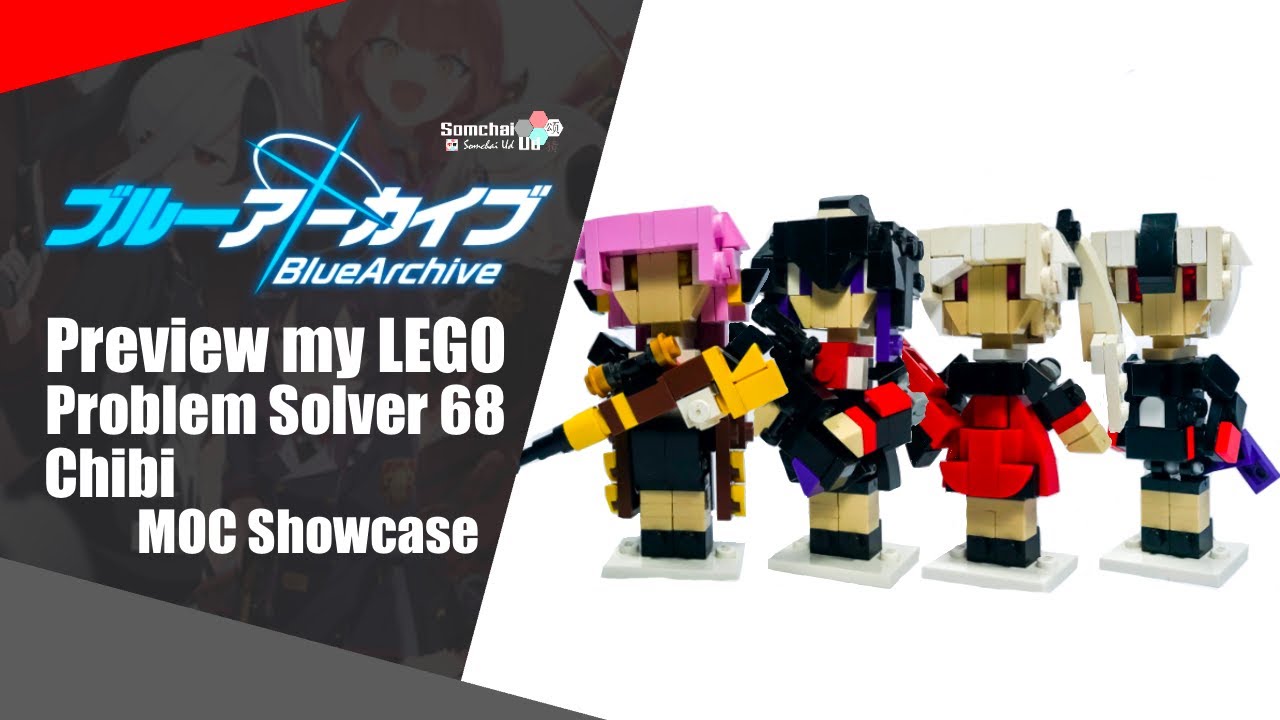 Preview my LEGO Blue Archive Problem Solver 68 Chibi | Somchai Ud - YouTube