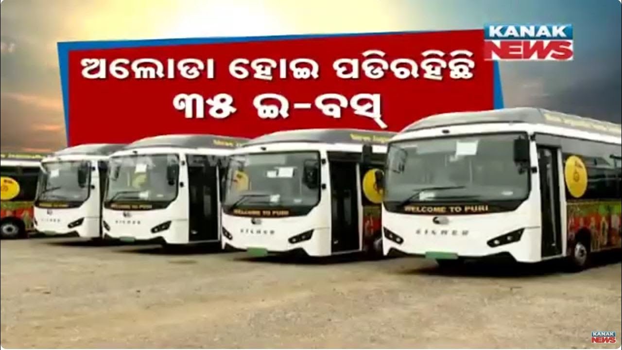 35 Battery-Operated Buses Stand Idle At Puri New Bus Stand; Free ...