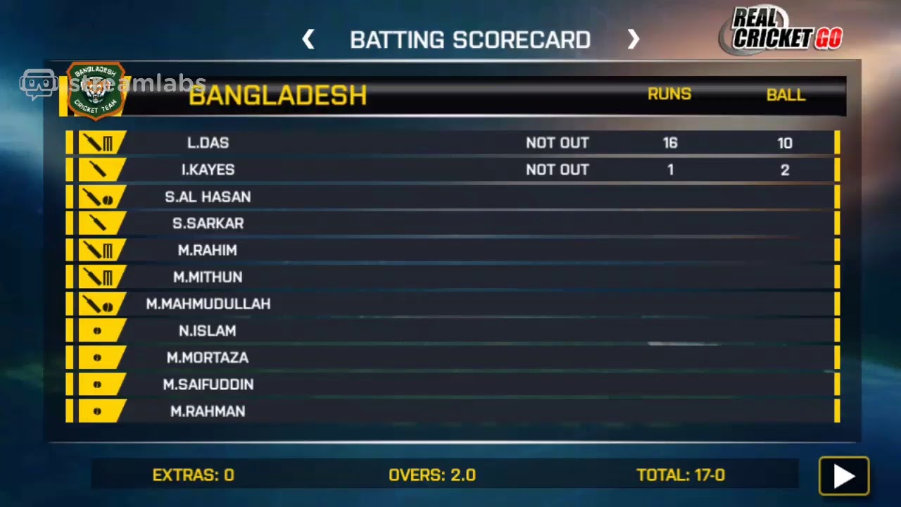 Real Cricket Go Gameplay. - YouTube