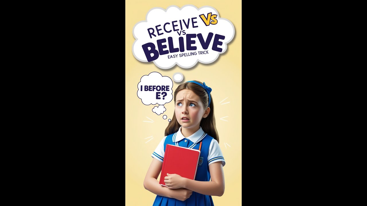 "Receive vs Believe: Simple Trick to Remember the Spelling Rule ...