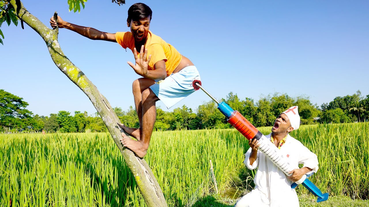 Top New Funny Video 2022 Injection wala Comedy Video doctor funny Video ...