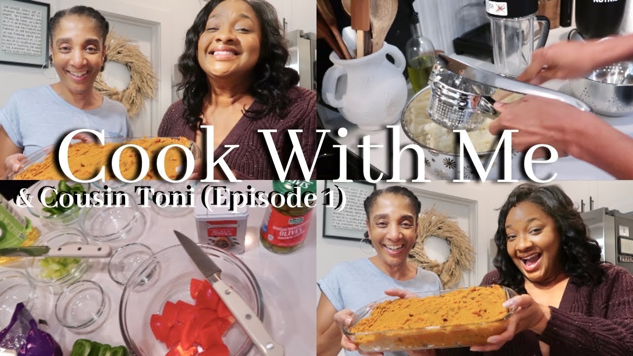 Cook With Me & Cousin Toni | Ep.1 Potato Stuffing | Caribbean Side Dish ...