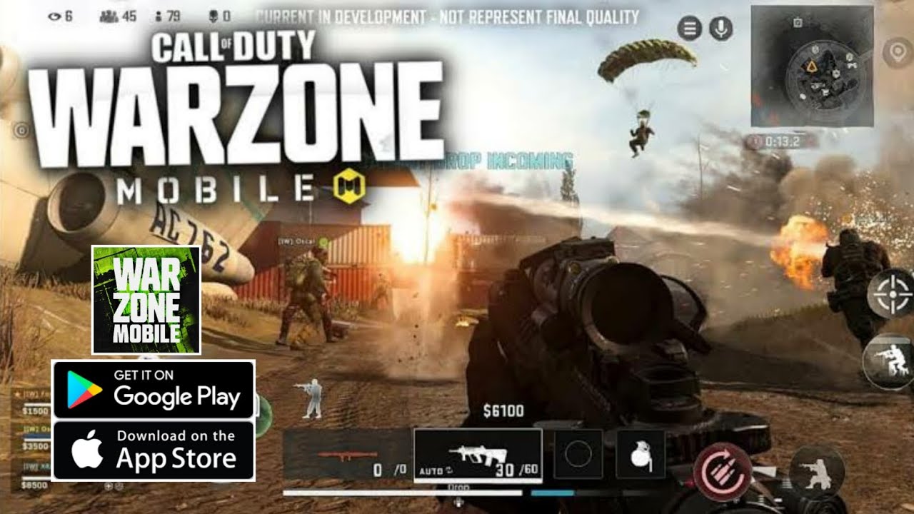 COD Warzone Mobile iPhone 14 Pro Beta Gameplay | Call of Duty Warzone ...