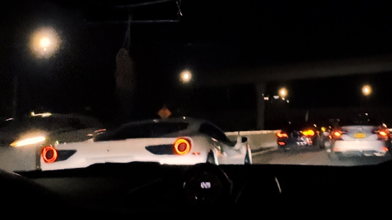 ferrari goes swimming (alternate POV) - YouTube