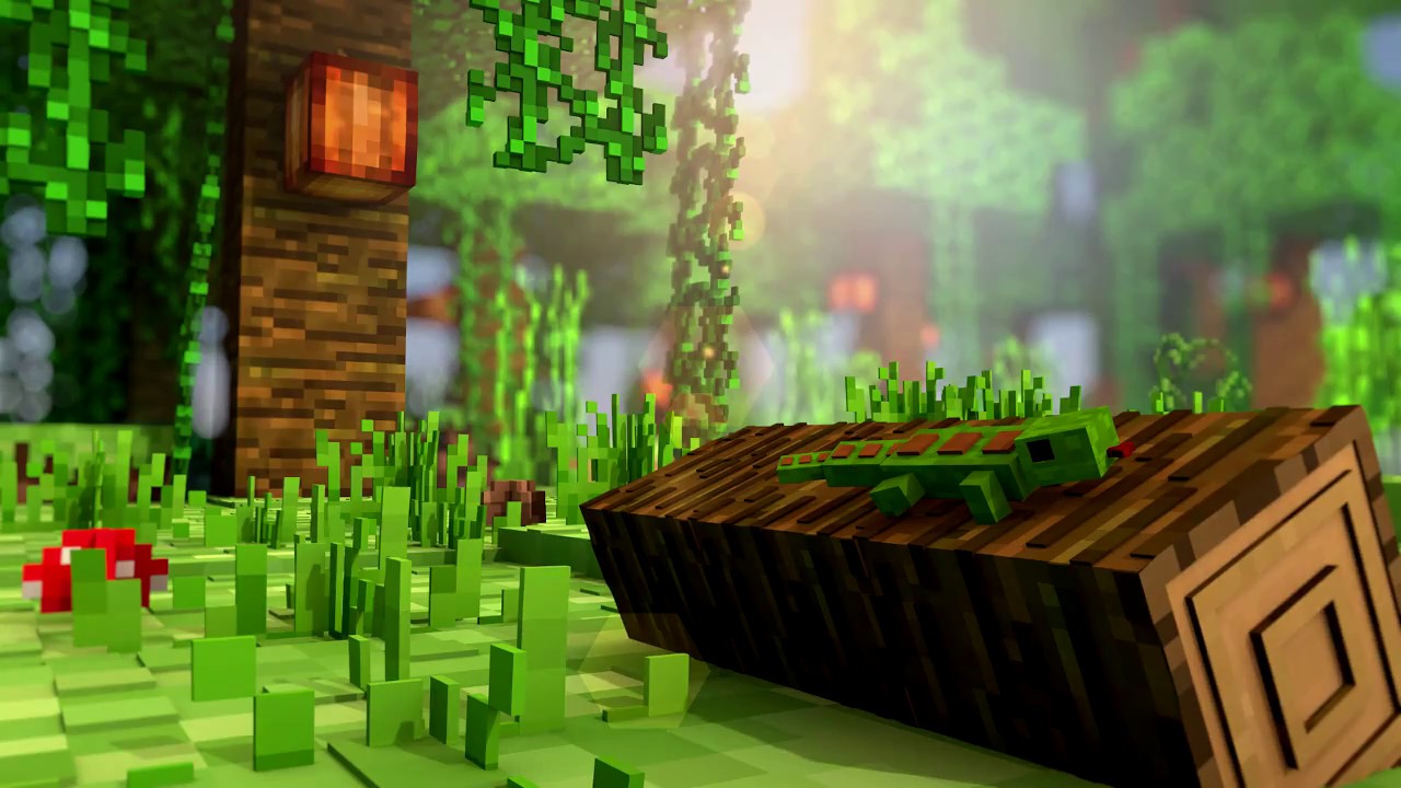 Speed Art Wallpaper Minecraft // Jungle - YouTube