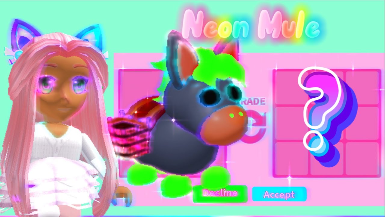 NEON MULE in Adopt Me Trading NEON MULE - YouTube