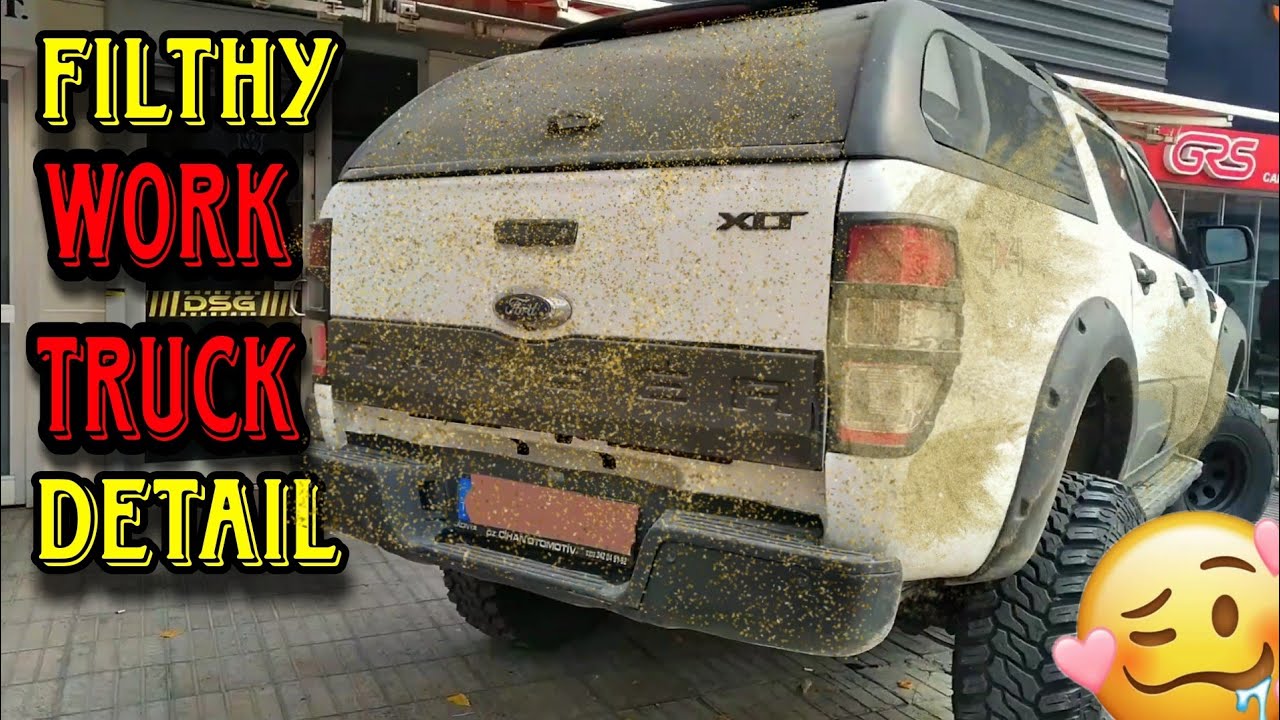 Ford RANGER xlt Deep Clean - DIRTY Car detailing ASMR -WASH - YouTube