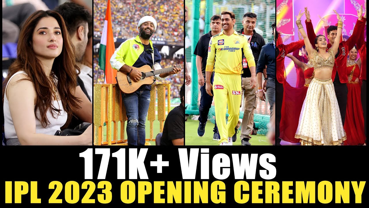 IPL 2023 Opening Ceremony | AHMEDABAD | Narendra Modi Stadium - YouTube