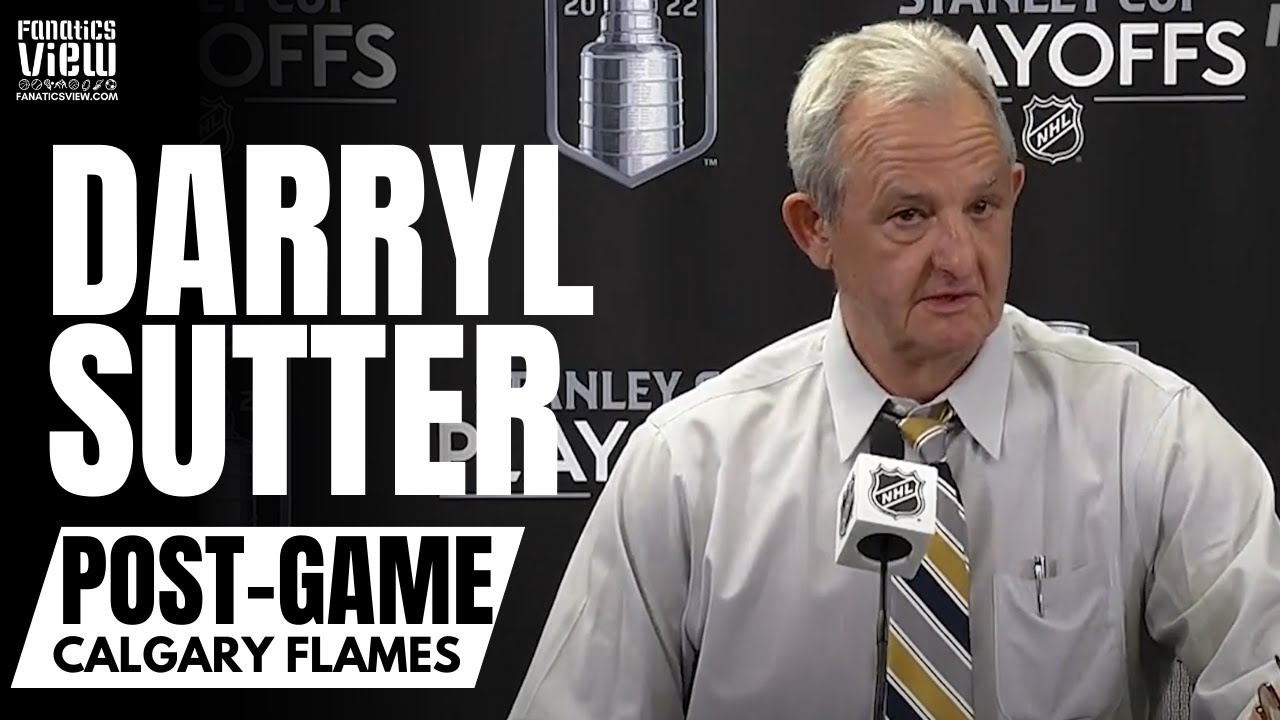 Darryl Sutter Reacts to Epic Flames vs. Stars Series, Jake Oettinger ...