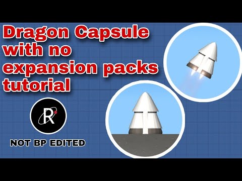 How to build the Dragon Capsule in SFS with no expansion packs - YouTube