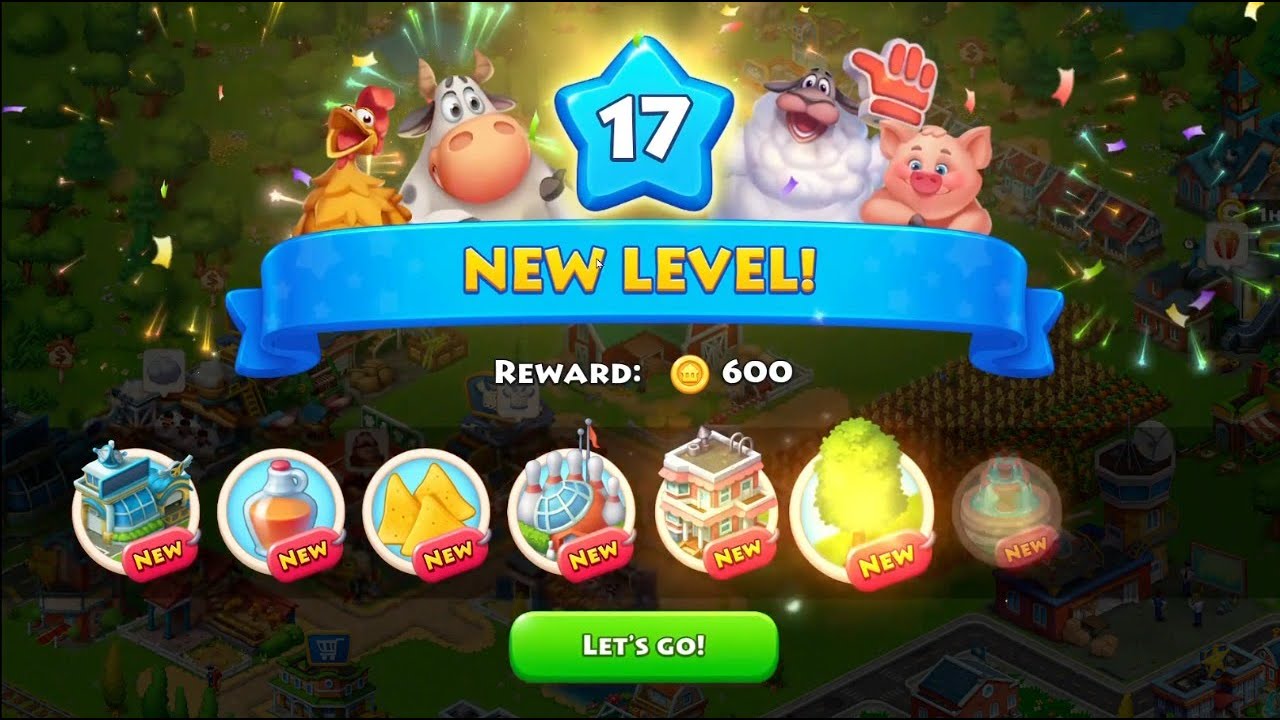 Township Level 16 -& 17 | in Game - Levels 124-130 - YouTube