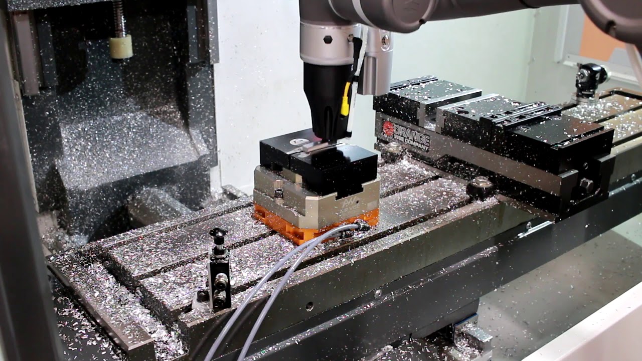 TM Robot Machine Tending Application - YouTube