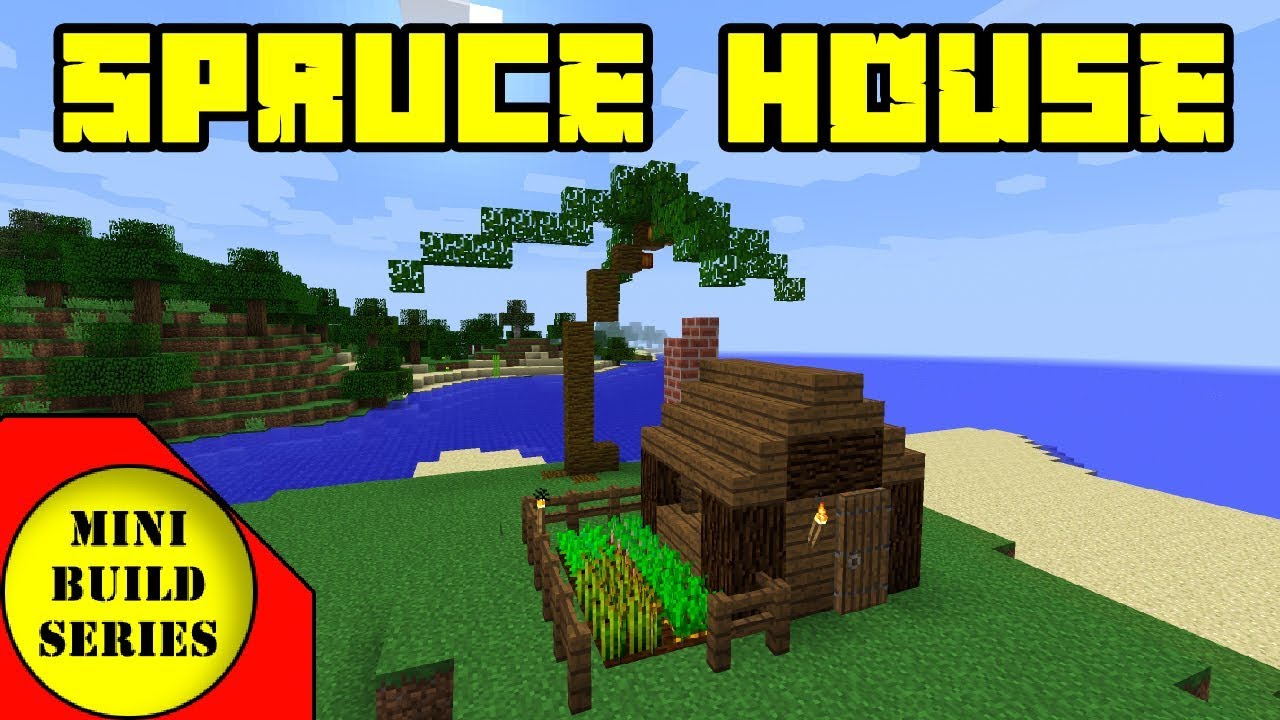 Minecraft - Mini Spruce House - YouTube