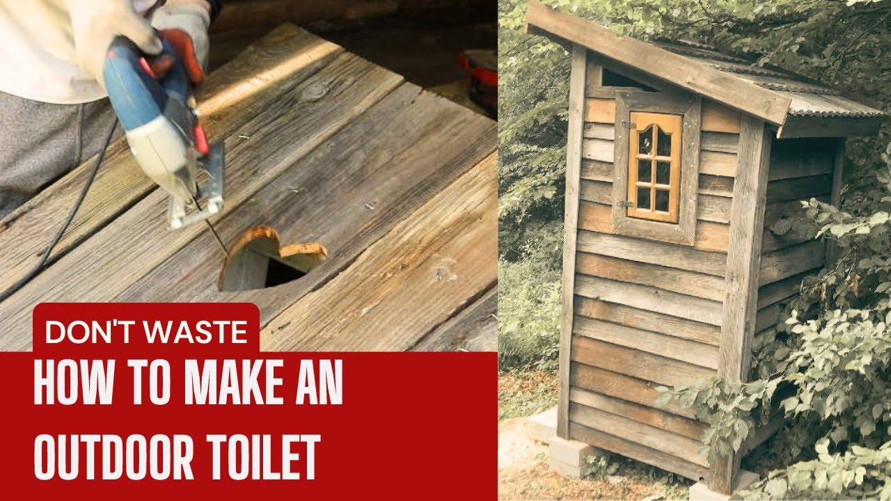 How To Build A Rustic Outhouse Toilet On Your Property - Diy Wooden ...