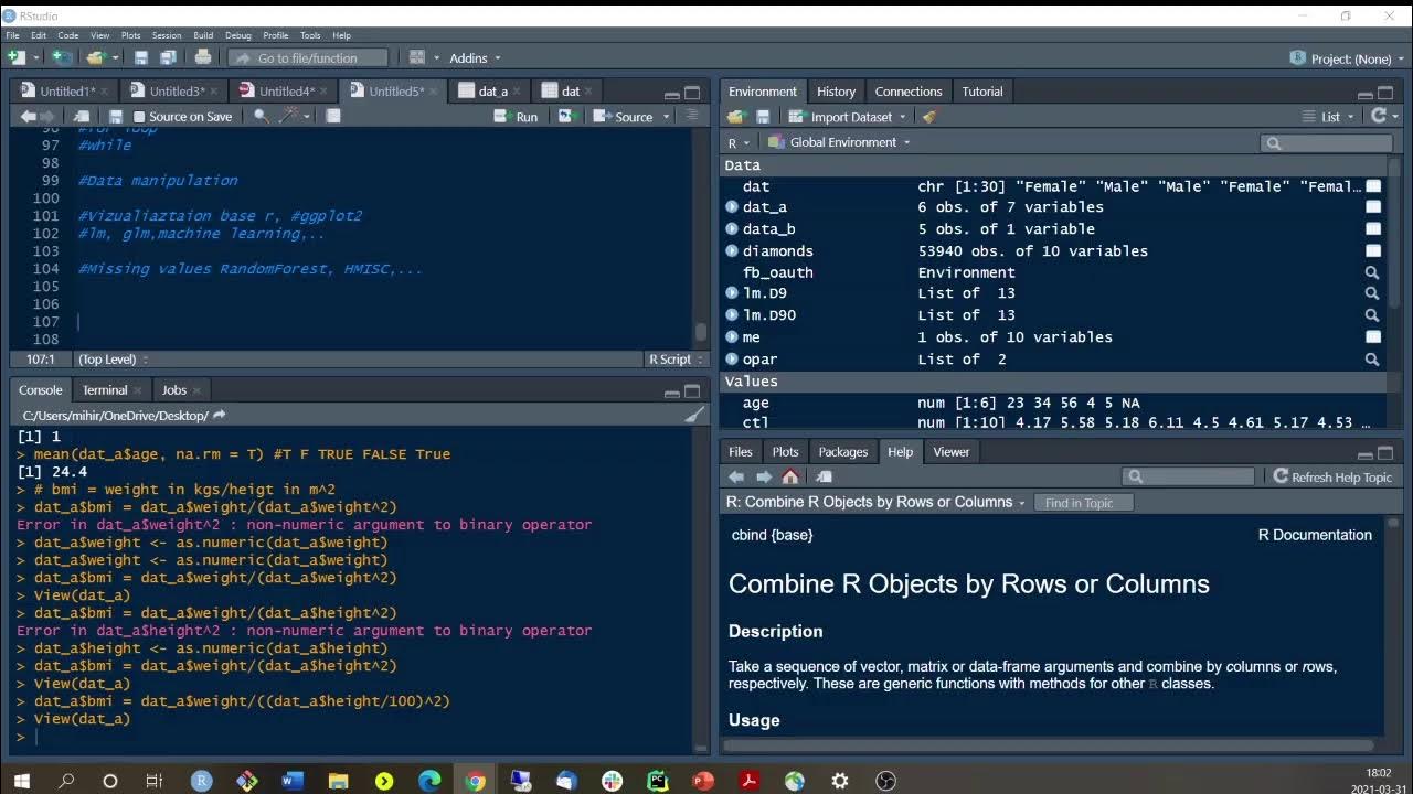 Fast track R: Learn R in 2 hours - YouTube