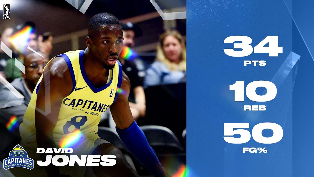 David Jones Posts 34 PTS & 10 REB OFF THE BENCH in Capitanes' Win Over ...