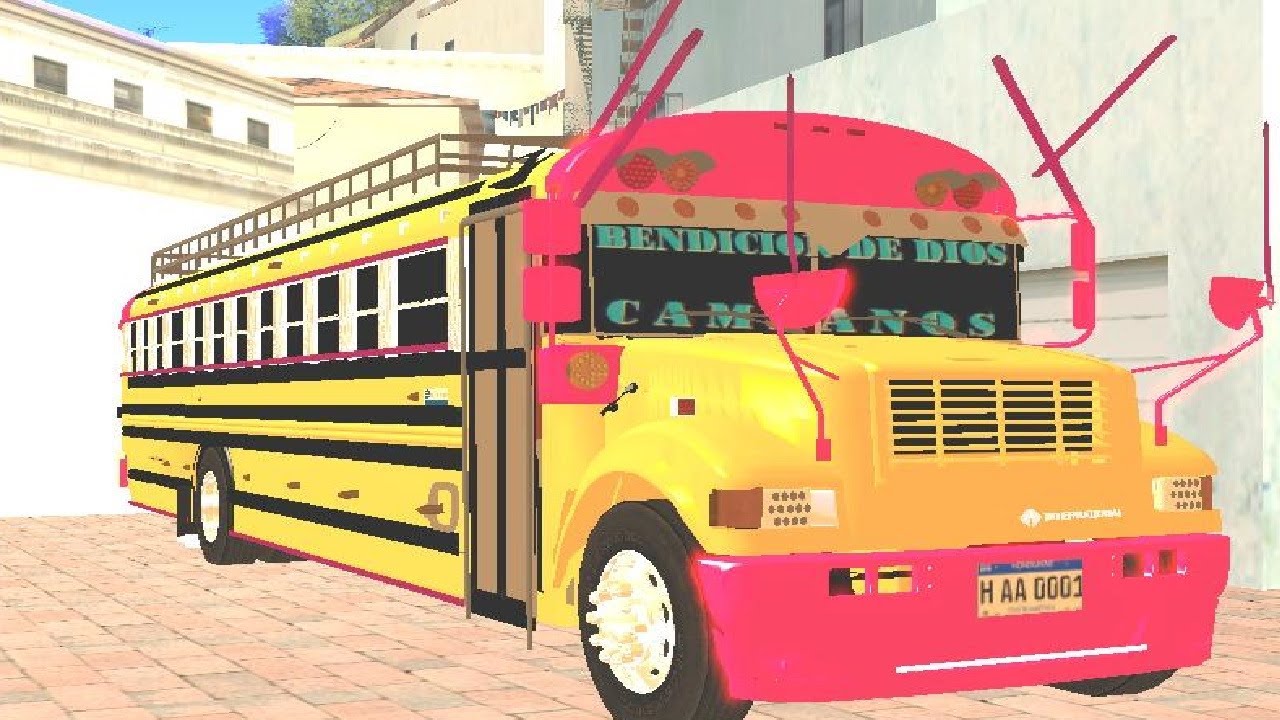Gta san andreas Blue bird international Norte - YouTube