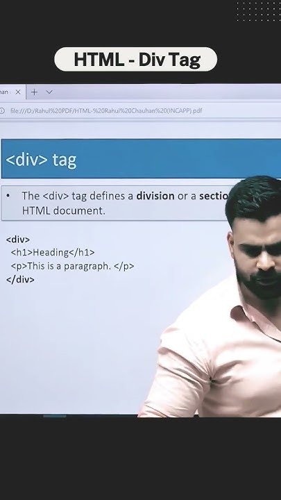 How to Use Div Tags in HTML | Web Development Tutorial | What is the Purpose of a Div Tag in ...