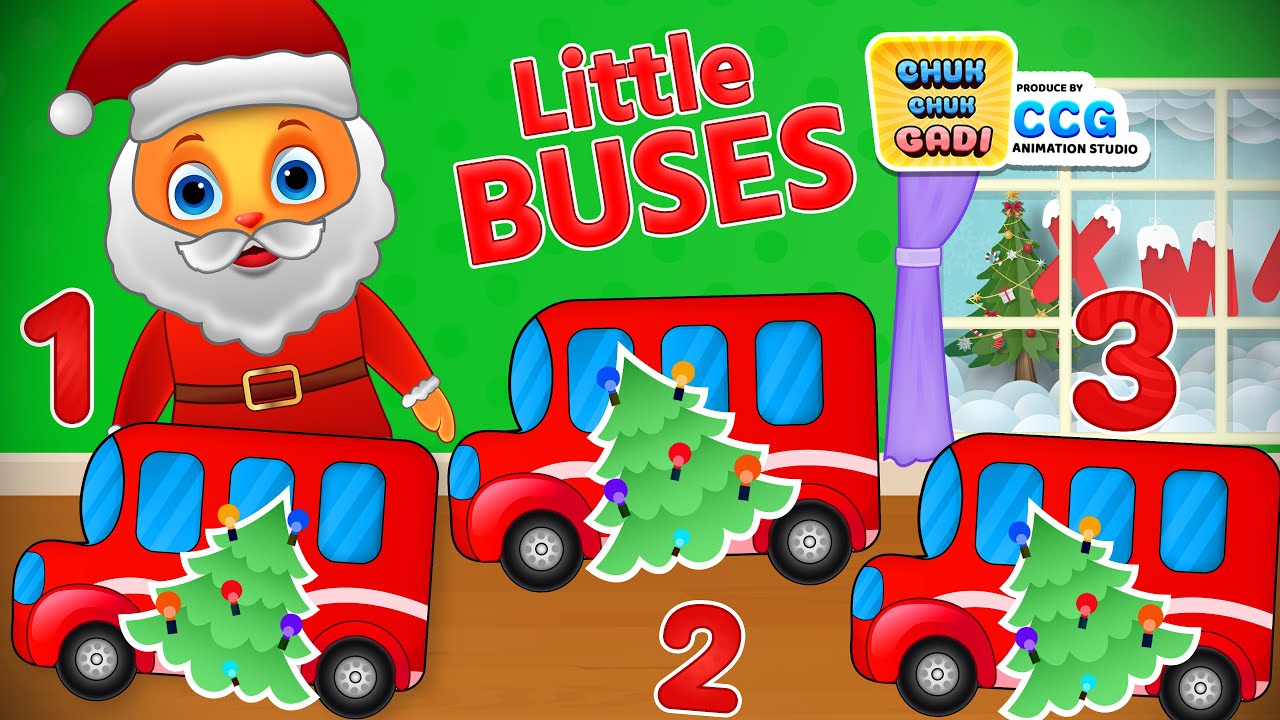 10 Little Buses 🚌 Nursery Rhyme for Kids | Fun Counting Song - YouTube