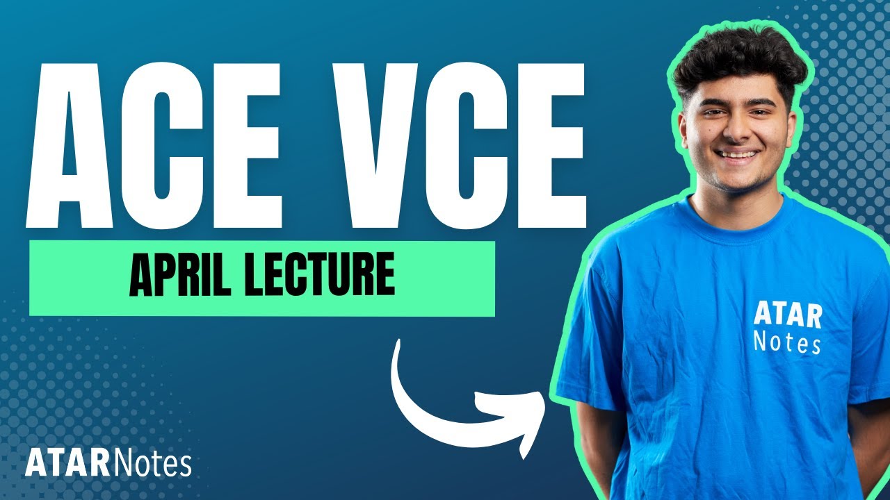 How to ACE VCE April Lecture - YouTube