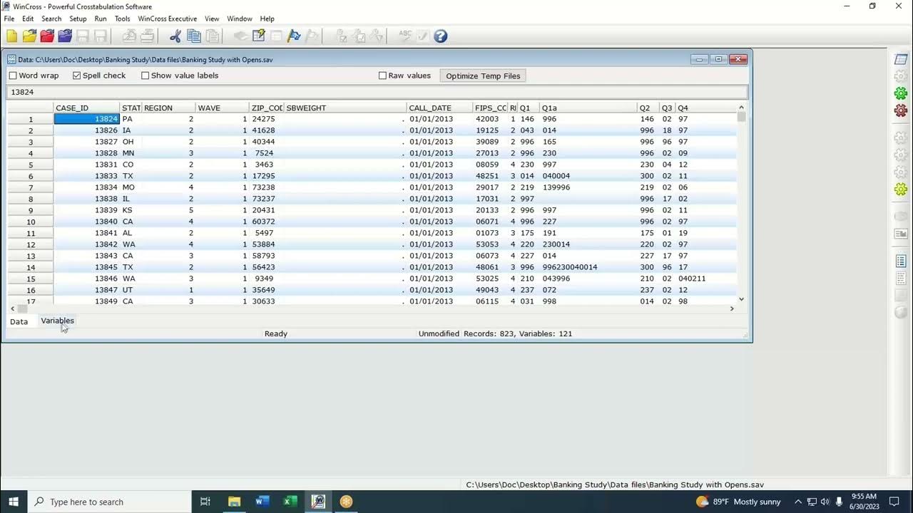WinCross - How to join/merge multiple data files - YouTube