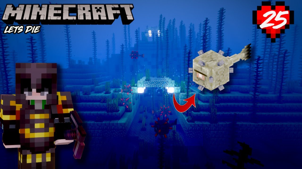 Ocean Monument BOSS FIGHT & New Trim For My Armor- (#25) മലയാളം - YouTube