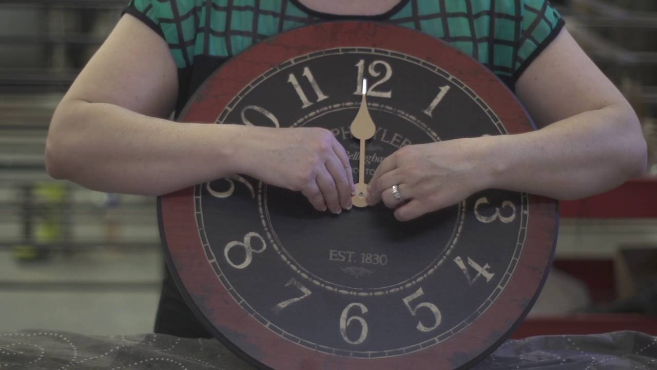 How to change your clock mechanism. (Screw on cap version) - YouTube