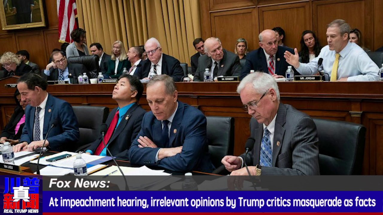 NEW poll: The more Americans see, the more they oppose impeachment ...
