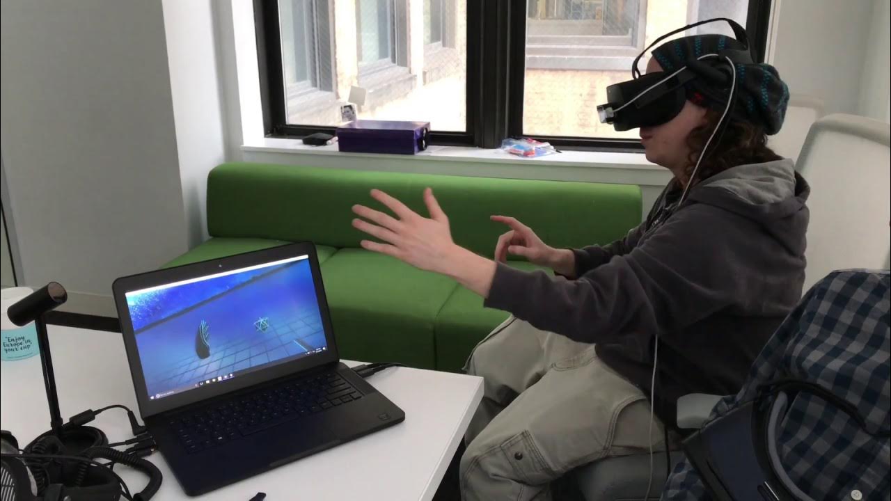 Leap Motion hand-tracking with Gear VR - YouTube