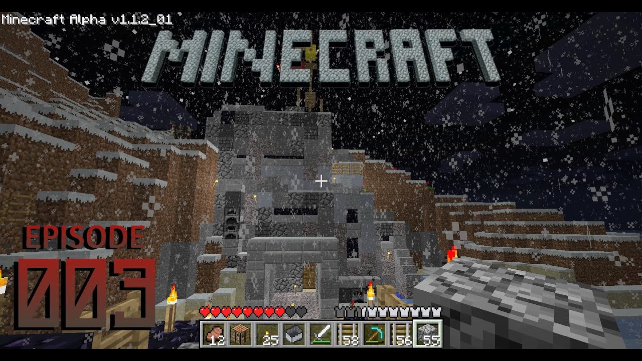 Minecraft: Alpha E003 - "Pigfall Cliff" - YouTube