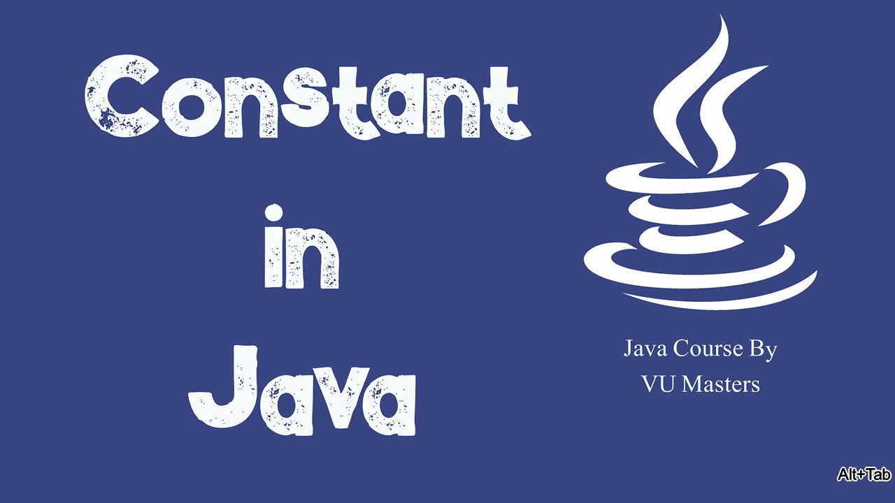 Constant in Java|Java|Lecture 12|Urdu|Hindi - YouTube