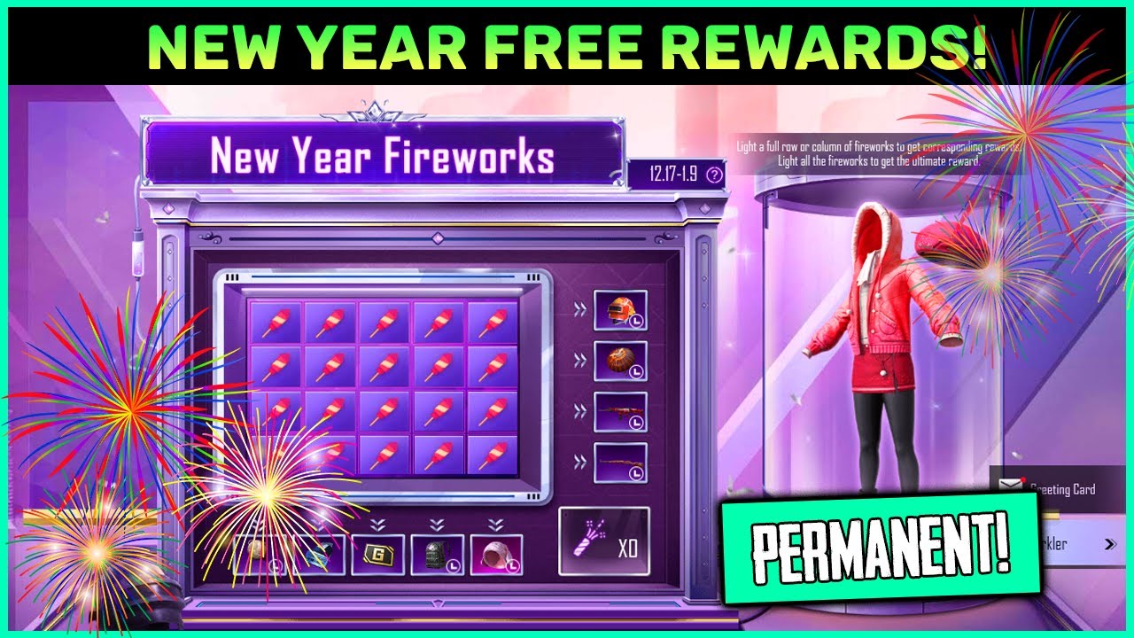 New Year Firecracker Event In Pubg Mobile || Get Permanent Outfit ...