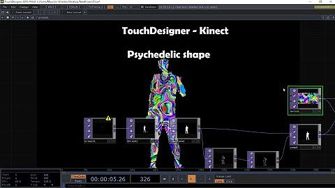 TouchDesigner tutorials using Kinect - YouTube