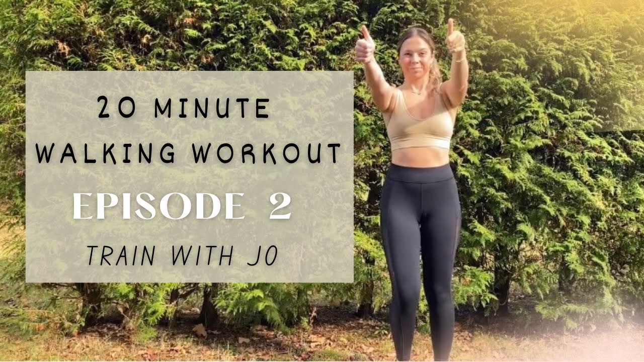 20 Minute At Home Walking Workout - Episode 2 (No Equipment, Full Body ...